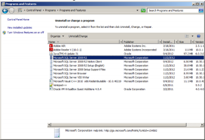 Qualtech Systems » Uninstalling Microsoft SQL Server Express