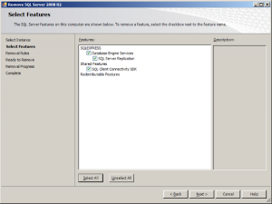 Qualtech Systems » Uninstalling Microsoft SQL Server Express